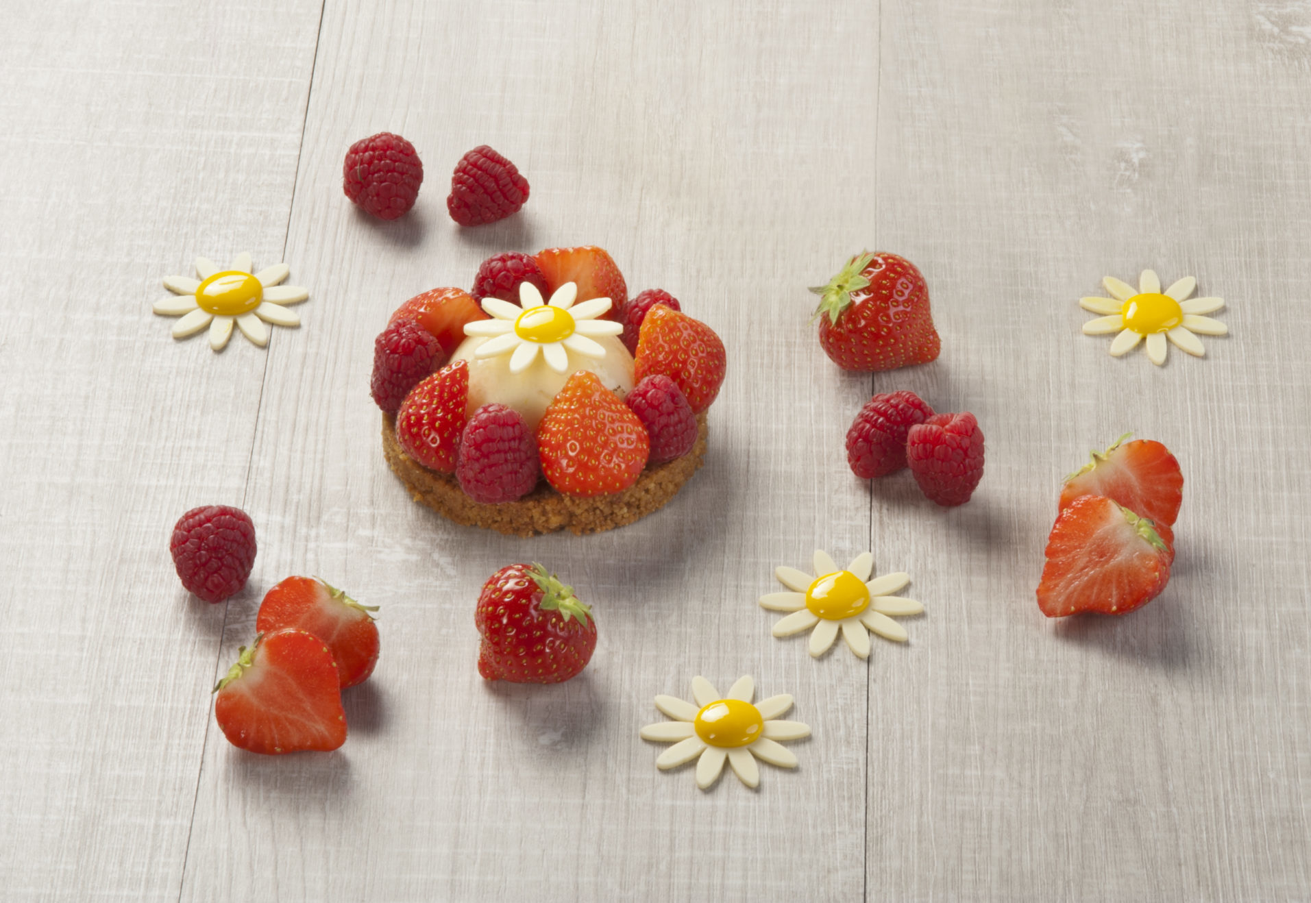 Recette : Sablé cheesecake aux fruits rouges - Grand Fermage