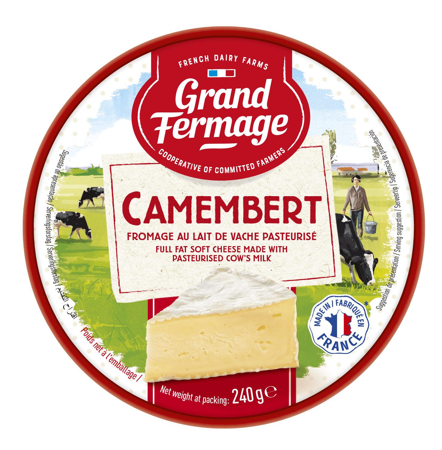Camembert 240g - French Camembert - Grand Fermage