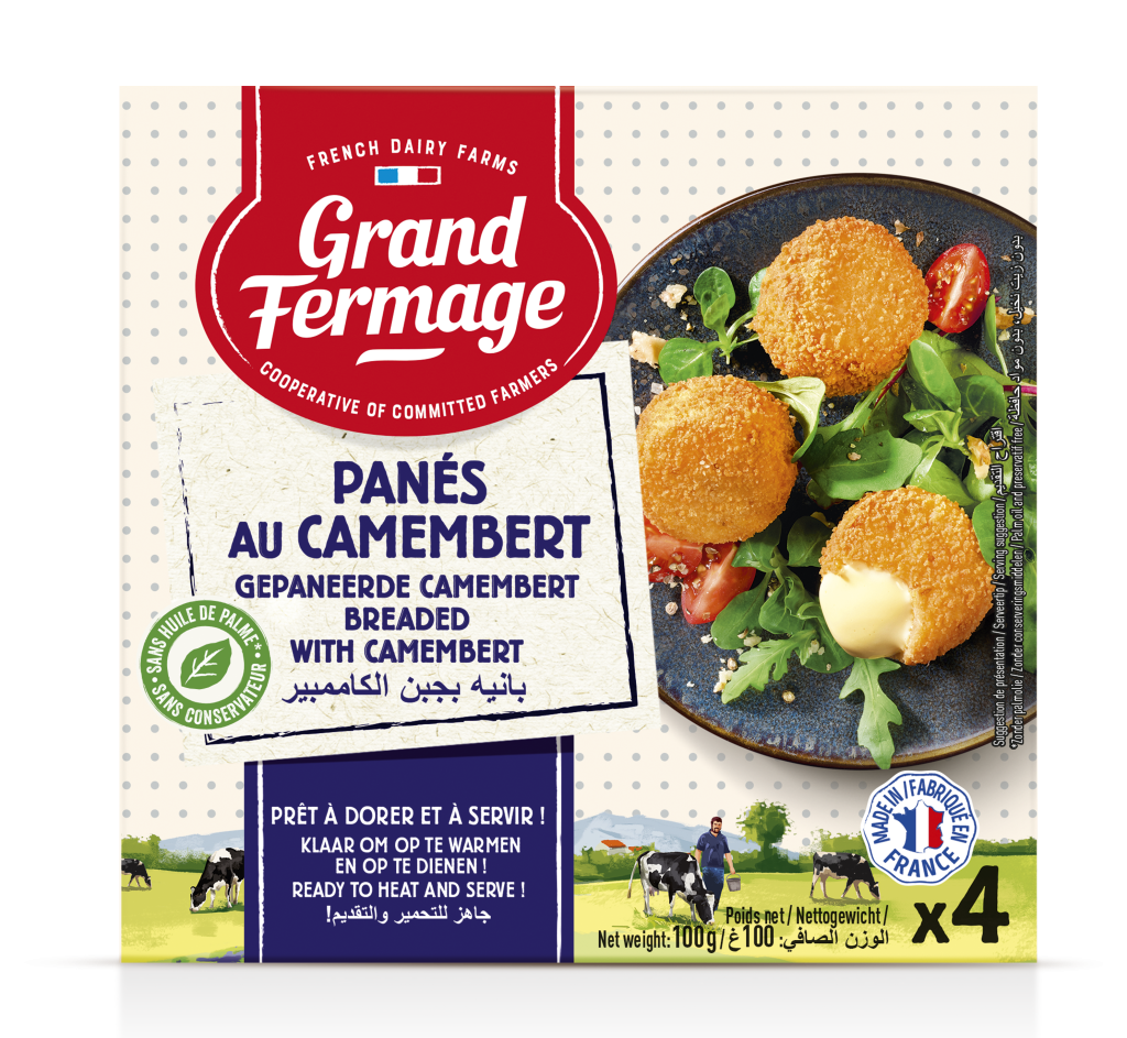 Breaded Camembert Bites - Breaded Fried Cheese - Grand Fermage