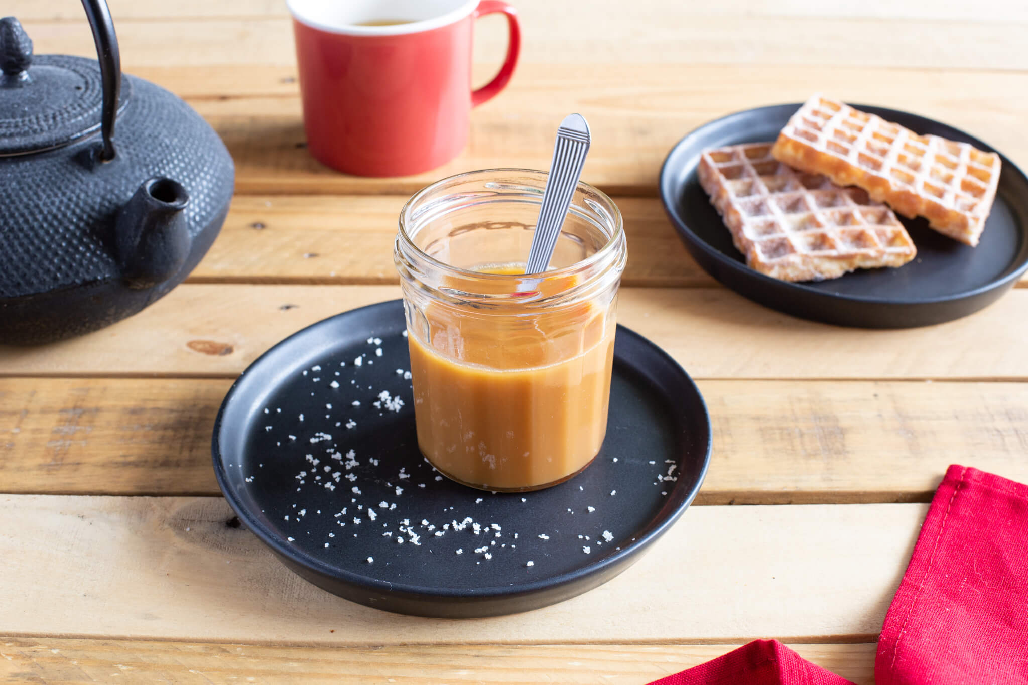 Salted butter caramel - Recipe idea - Grand Fermage