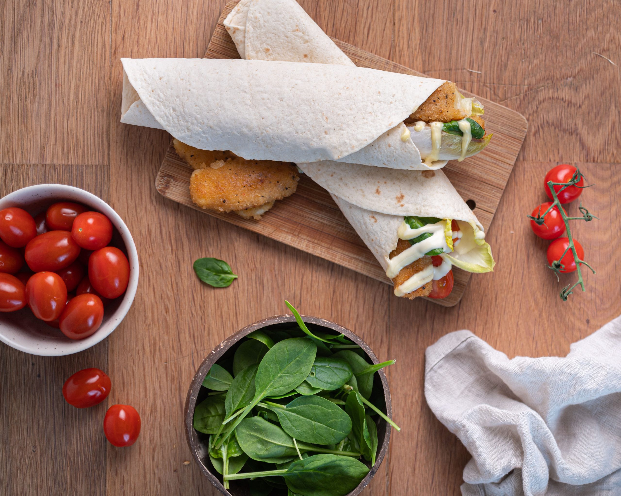 Wraps printaniers - Idée Recette - Grand Fermage